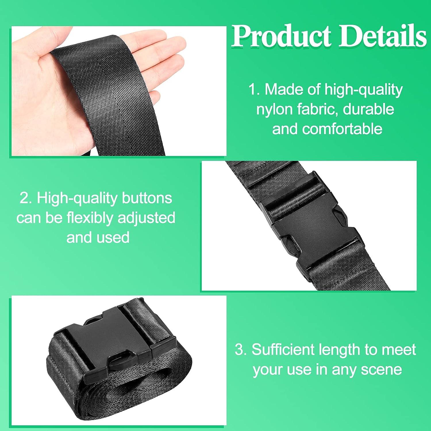 Adjustable Extremity Mobilization Belt for Yoga & Stretching - Black