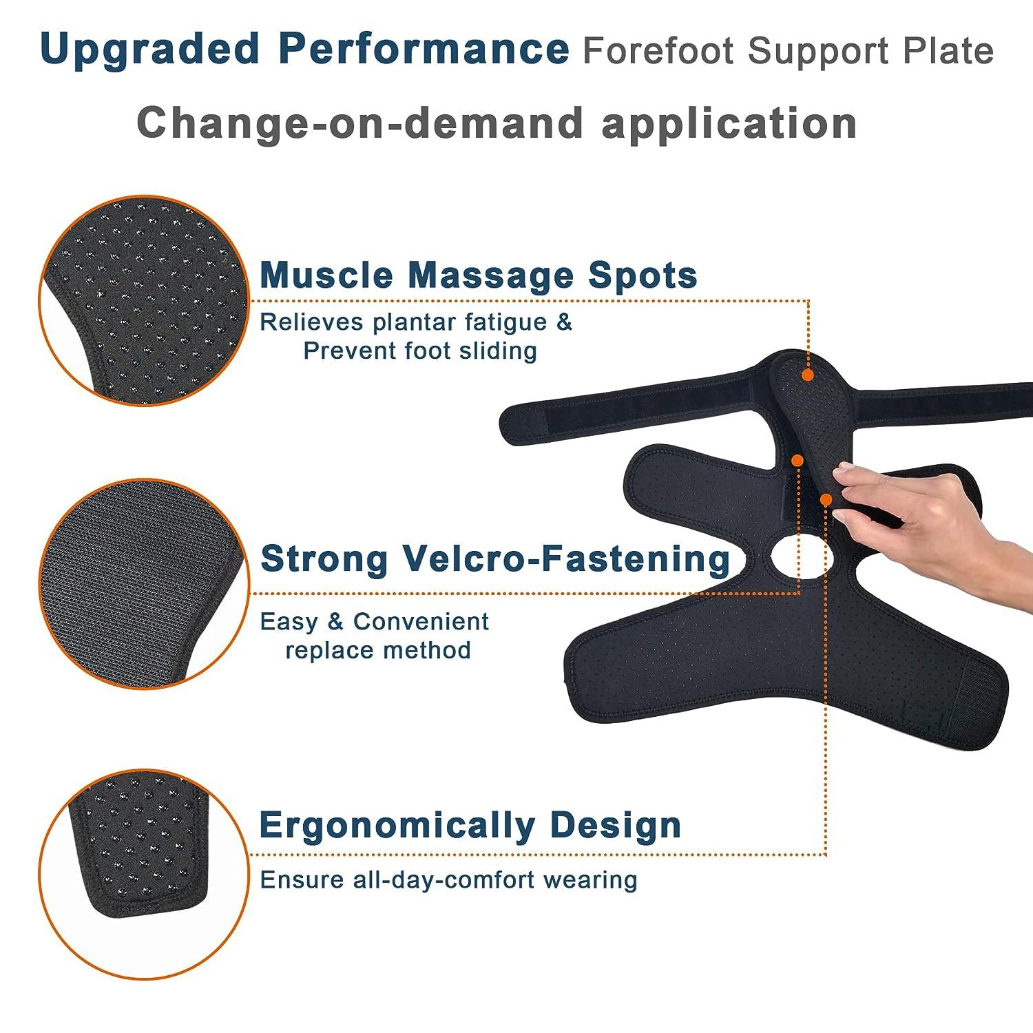 JOMECA Upgraded Drop Foot Brace with Dual Support Plates - Adjustable ...