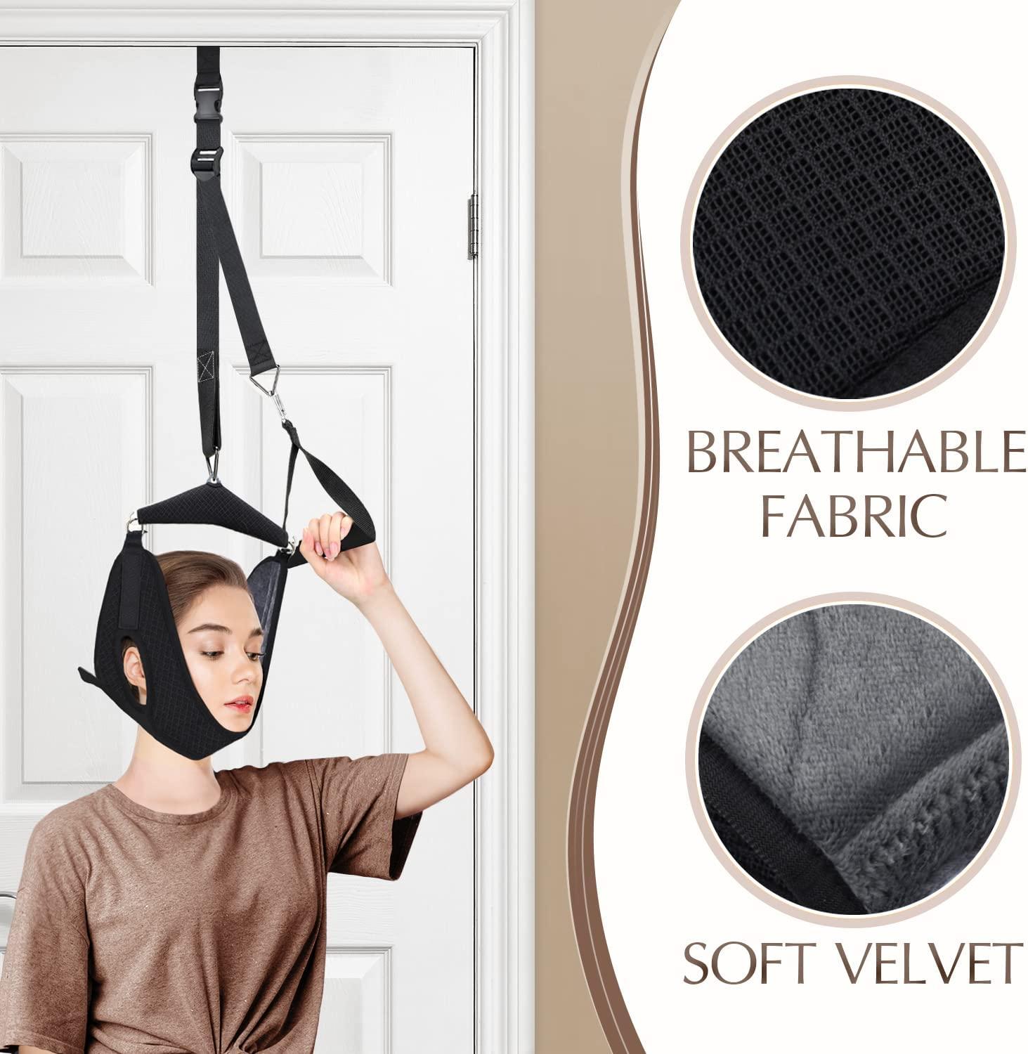 Neck Stretcher Cervical Traction Device - Portable Over-The-Door Pain ...
