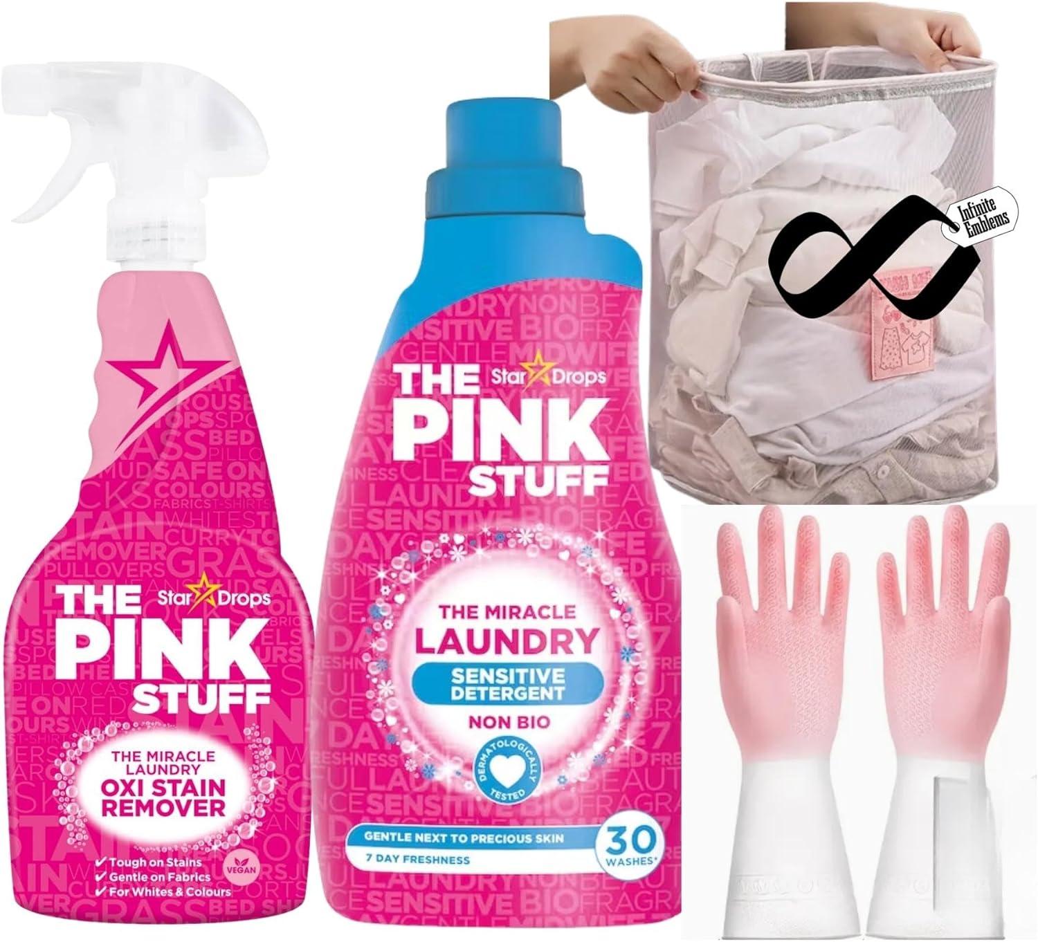 The Pink Laundry & Stain Remover For Clothes- Includes 500ml The Pink ...