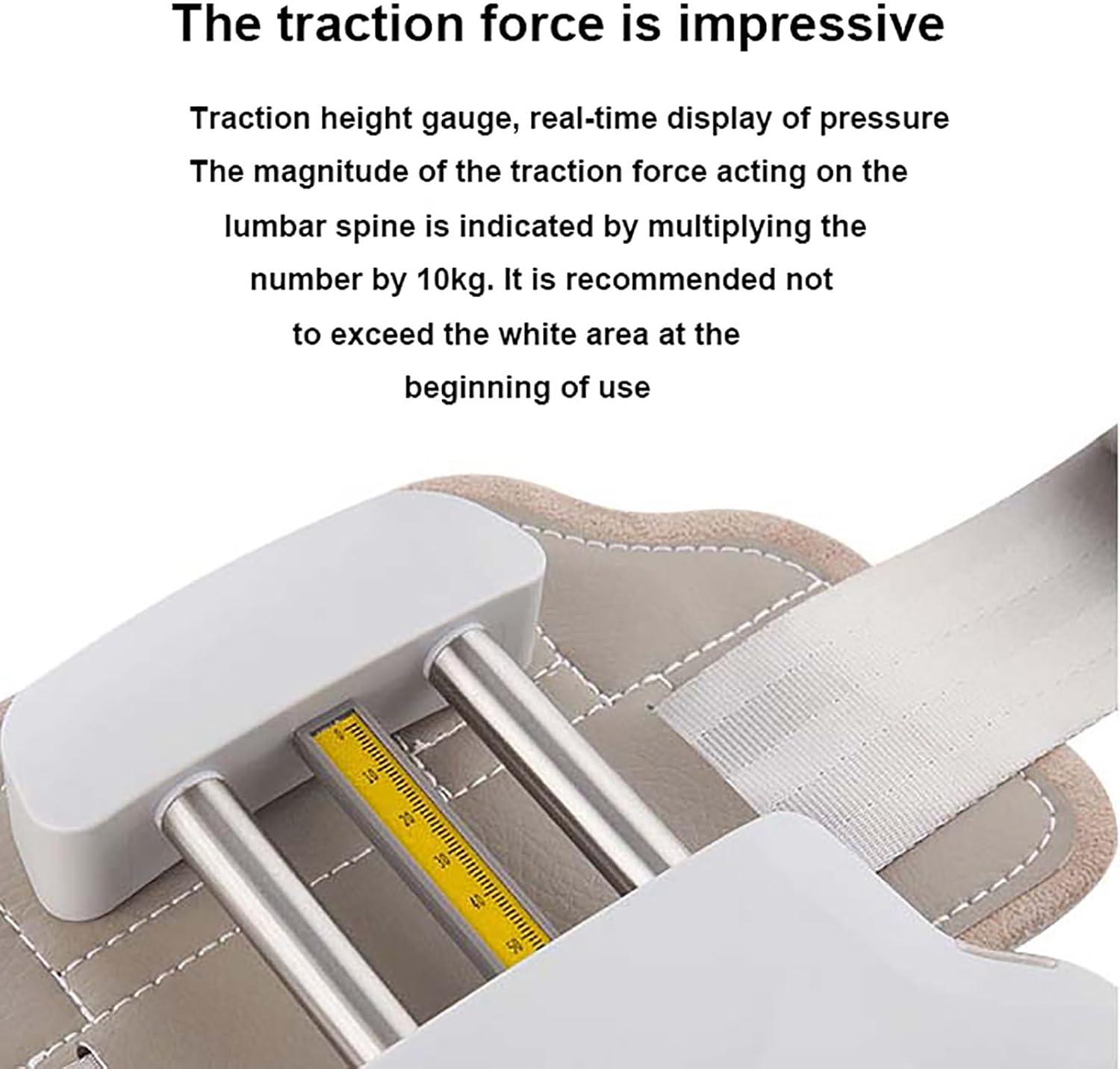 Buy Lumbar Spine Traction Device for Muscle Strain - Adjustable 450 N ...