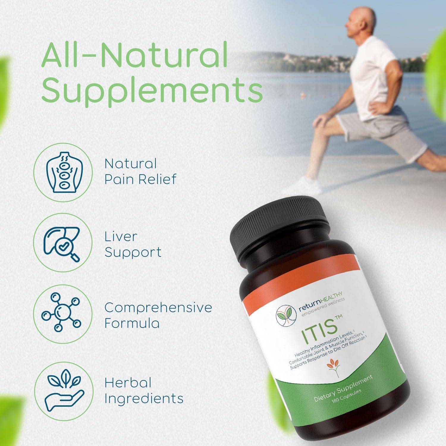 ITIS Natural Inflammation and Joint Pain Support - 180 Capsules ...