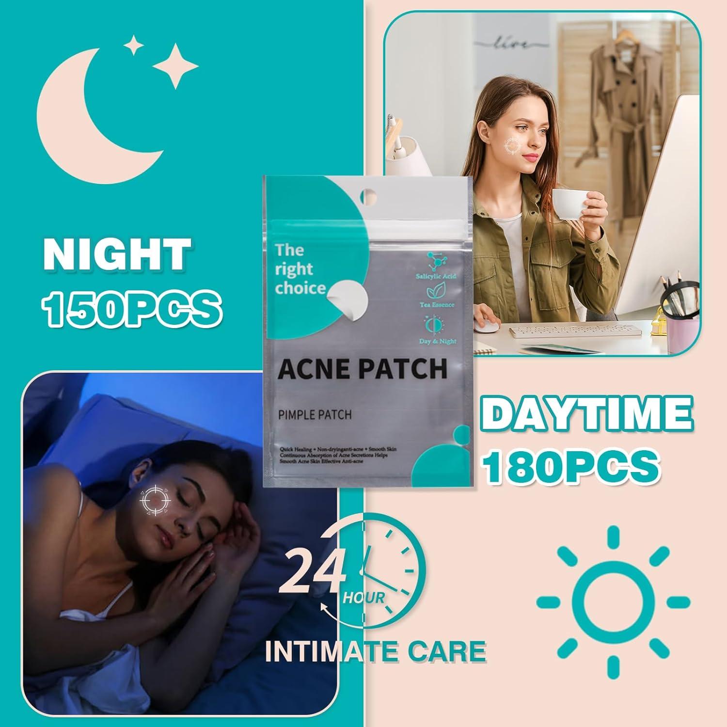 330 Pcs Hydrocolloid Pimple Patches - Korean Acne Treatment ...