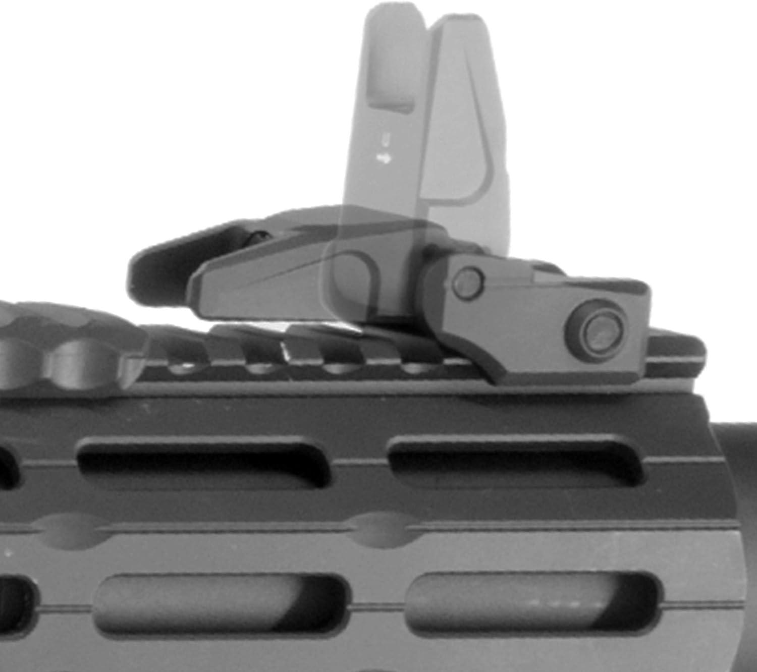 UTG PRO Flip-Up Front Sight - Picatinny Mount - Black