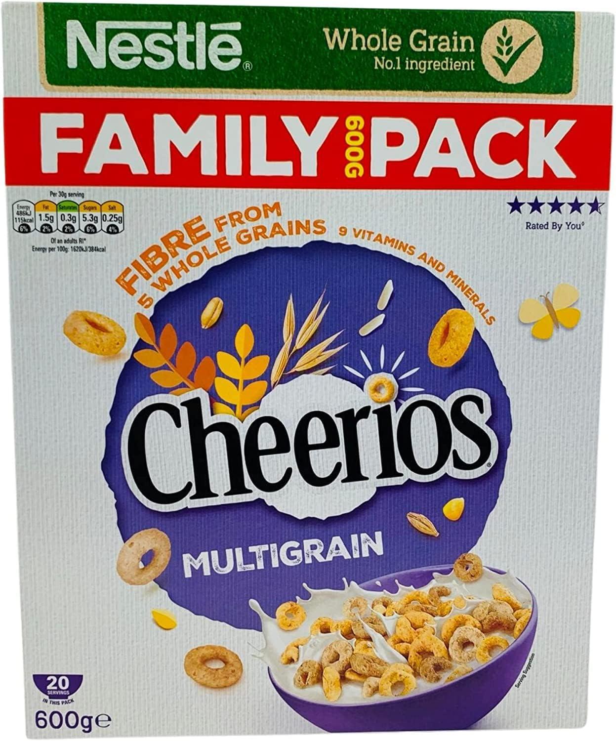 Cheerios Family Pack 2 x 600g Multigrain TOMIDEALS Edition | Breakfast ...