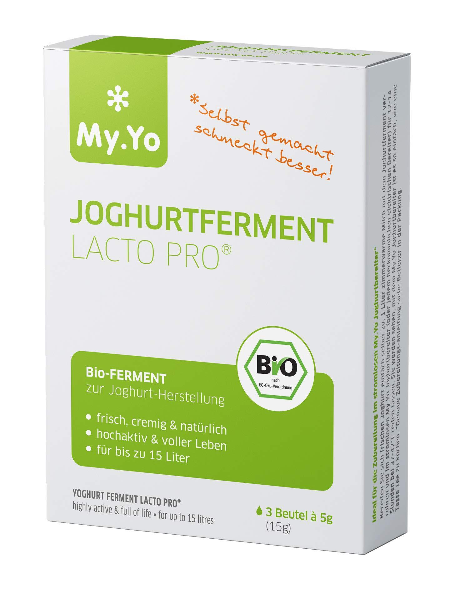 Buy My.Yo Organic Yoghurt Ferment with Bifidobacteria - 3x5g ...