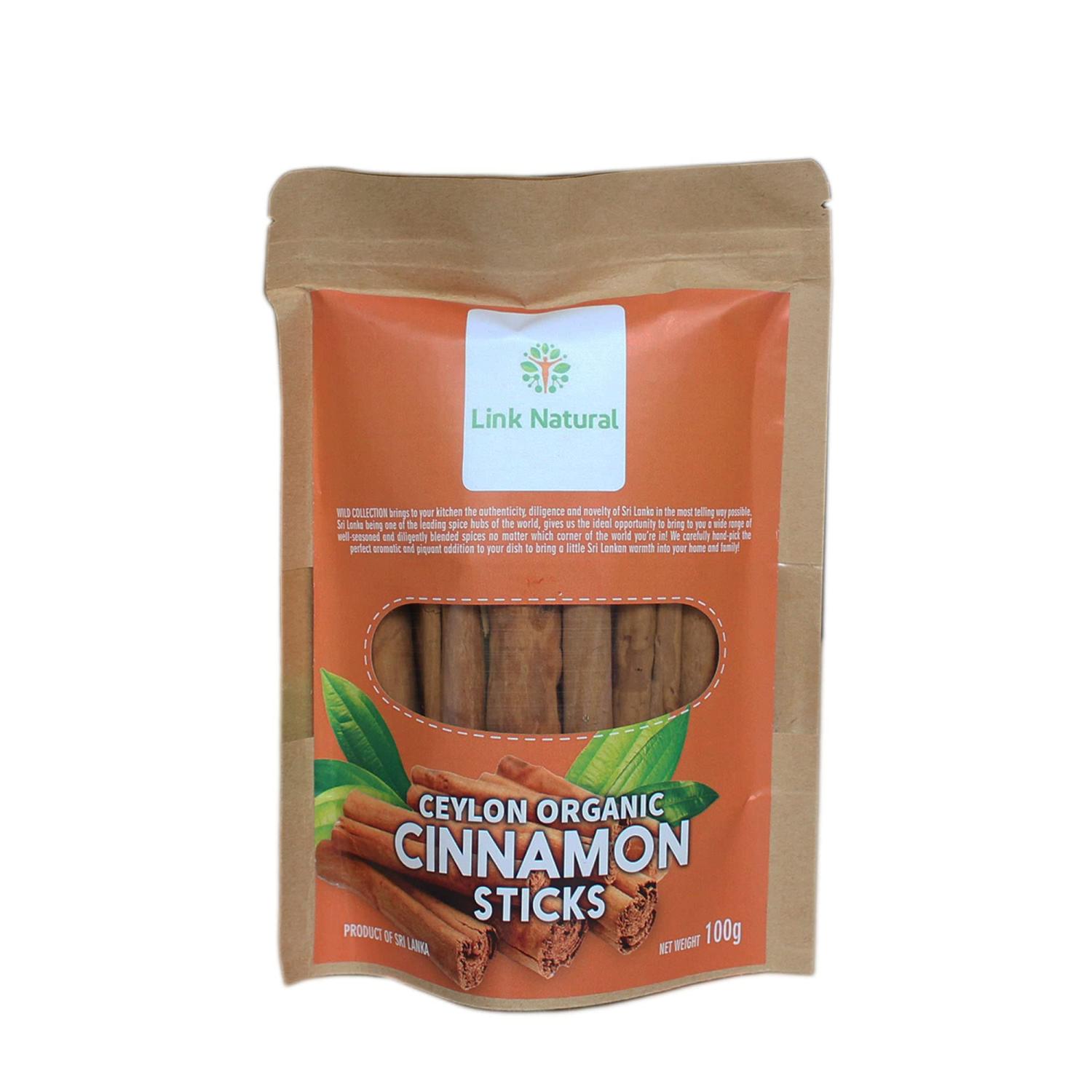 Natural Ceylon Cinnamon Sticks and Powder - Product of Sri Lanka (100g ...