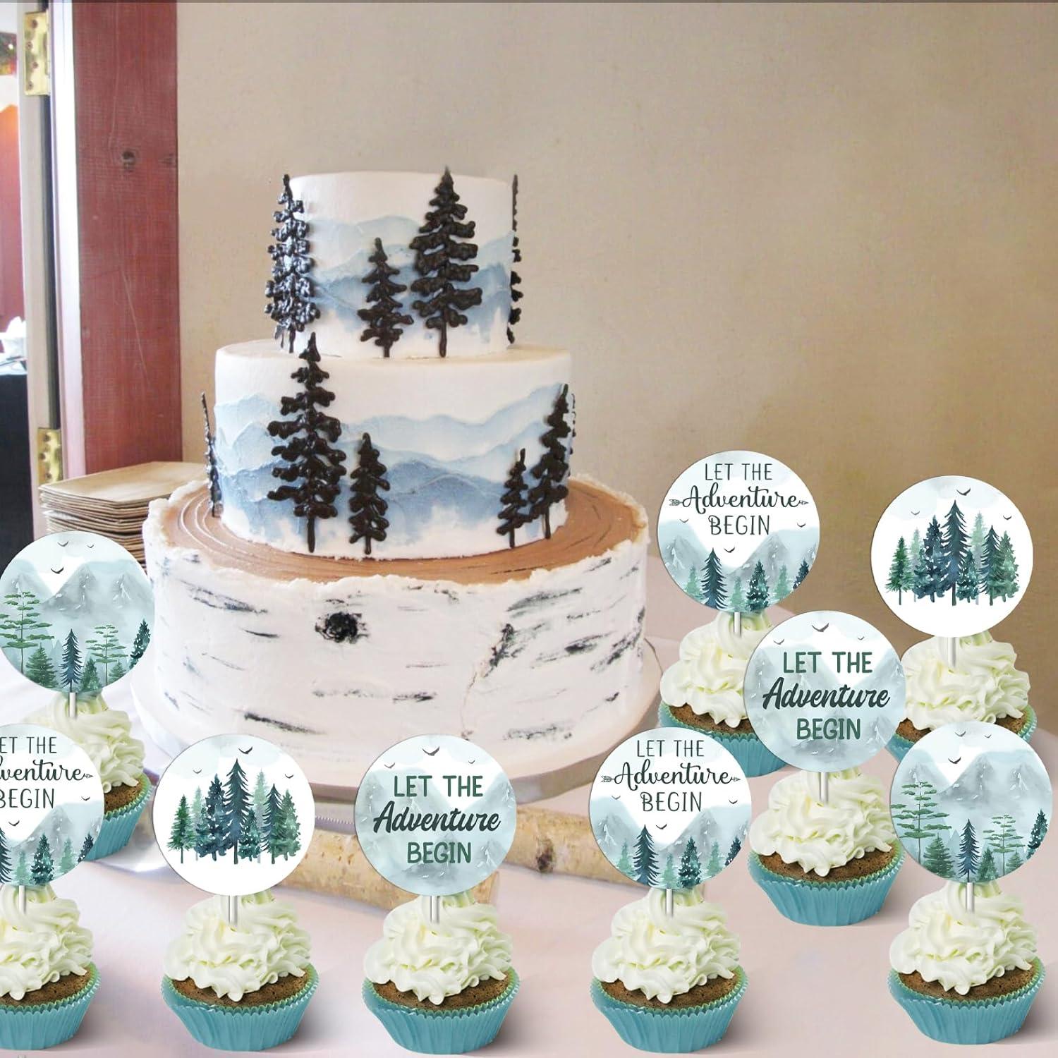 Sursurprise Adventure Awaits Baby Shower Decorations 24Pcs Let the ...