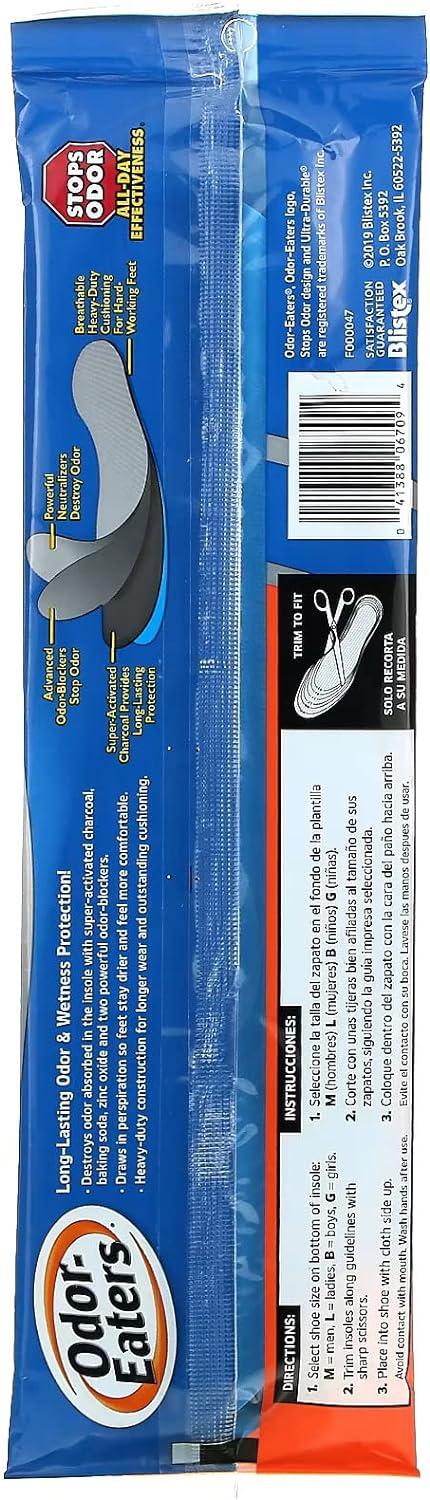 Odor Eaters Insoles Ultra-Durable (3 Pack) - Long-lasting Odor Control ...