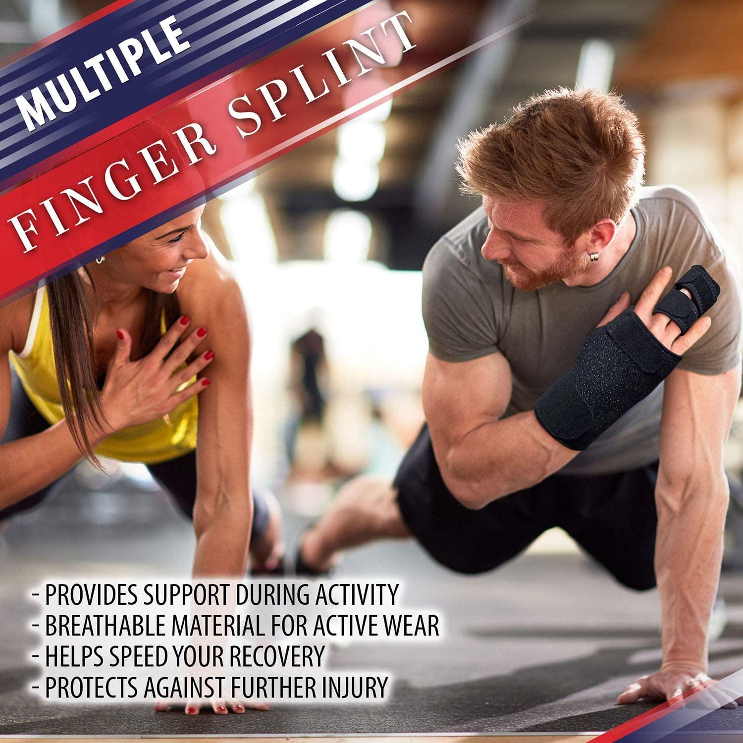 Trigger Finger Splint Brace for Two or Three Fingers - Support for ...