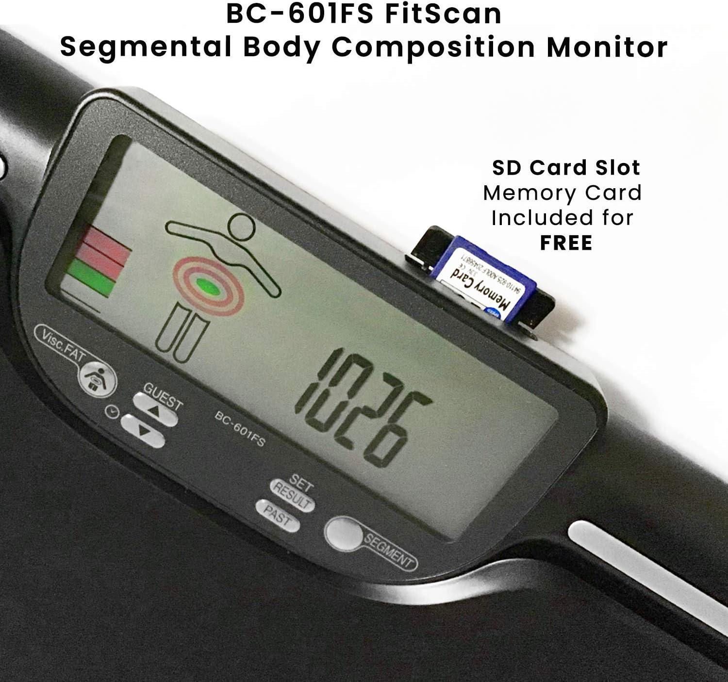 Tanita BC-601FS Segmental Body Composition Monitor with SD Card - Track & Analyze Body ...