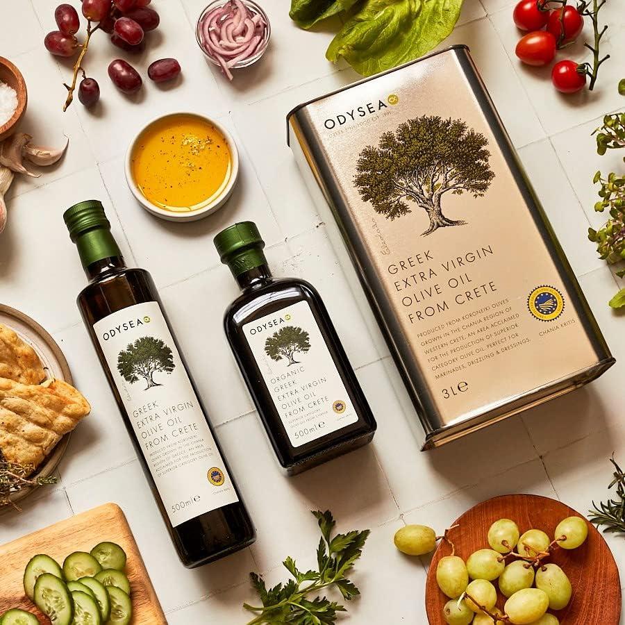 Odysea PGI Extra Virgin Olive Oil 750ml Glass Bottle - Premium Quality ...