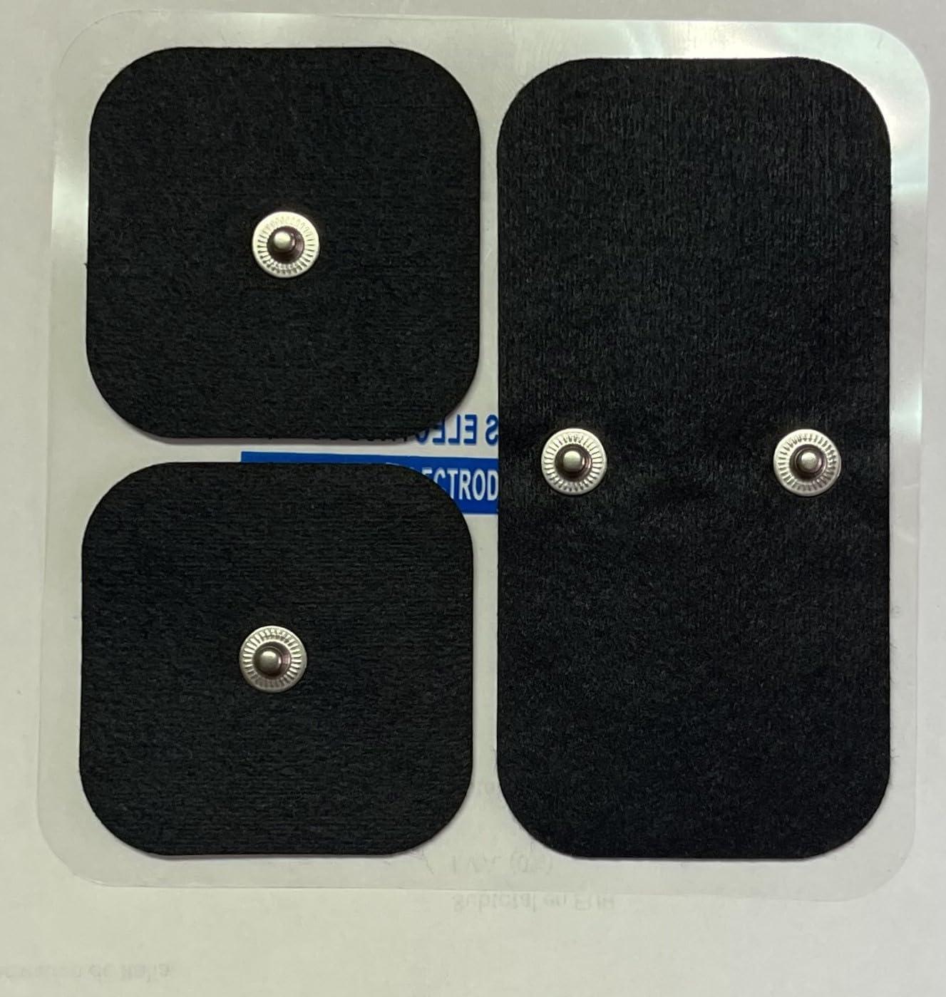 TENSPAD SILVER 12 Electrodes for Bluetens Duo Sport | 8 S & 4 M ...