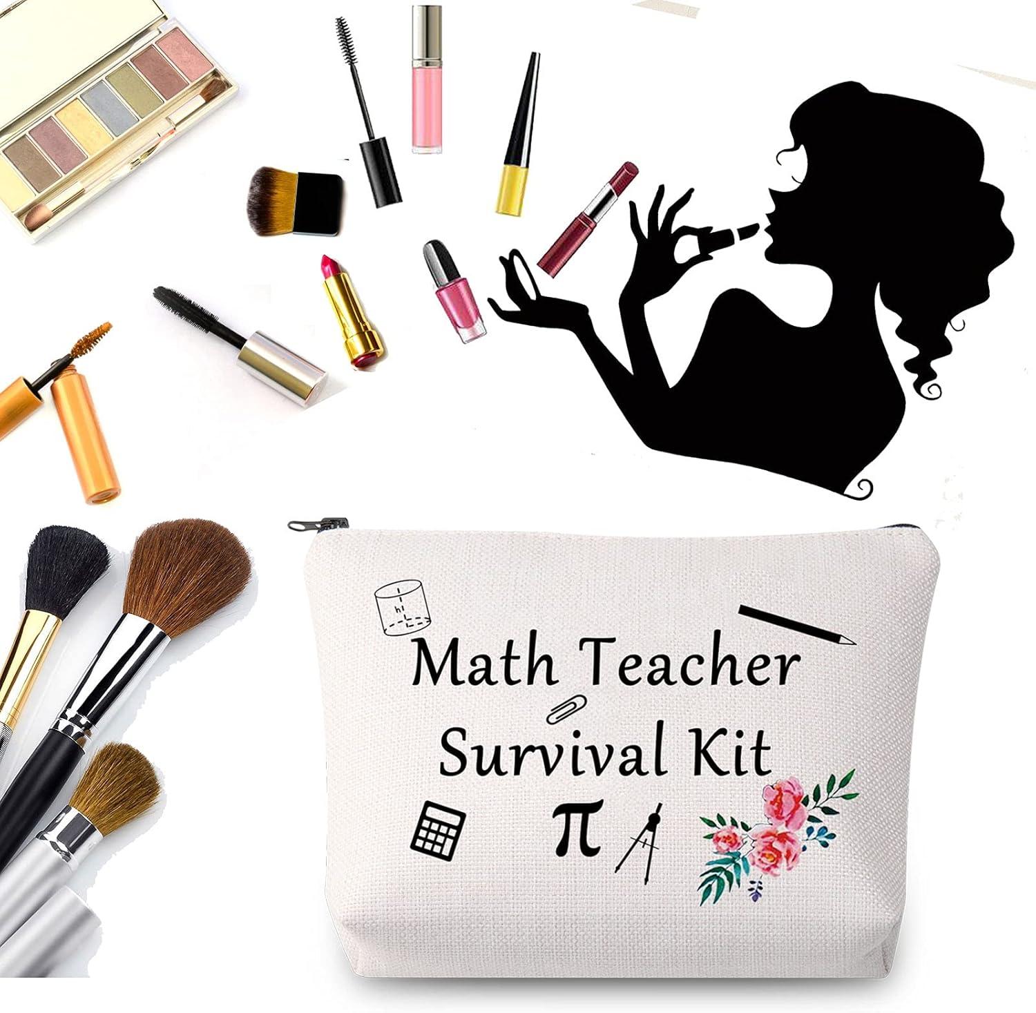 Mathematical Teacher Survival Kit Makeup Bag - Perfect Graduation Gift ...