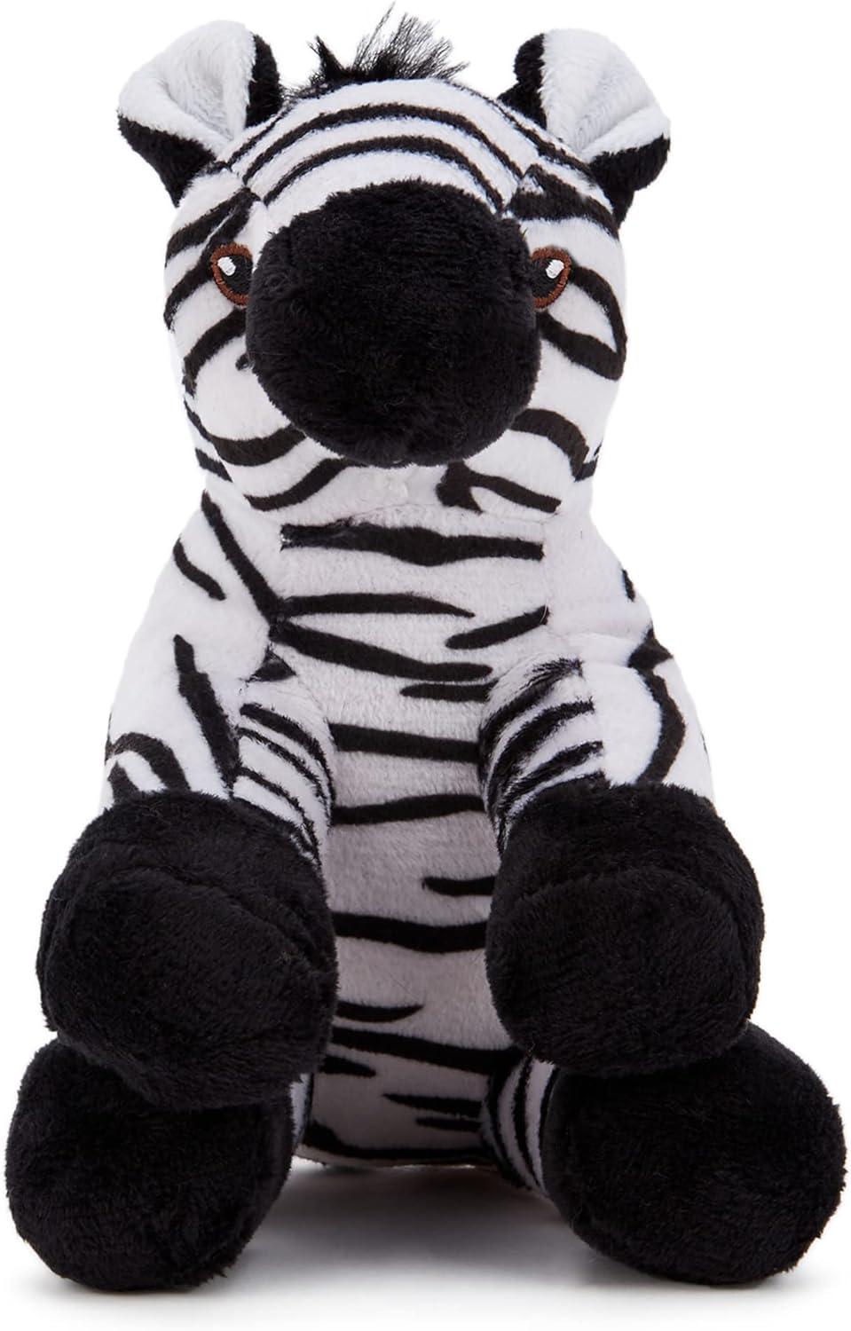 Zappi Co Children's Soft Cuddly Plush Toy Animal - 12-15cm Zebra Plush ...