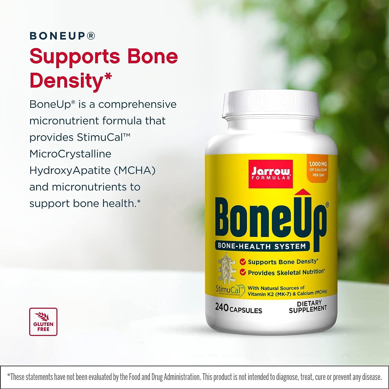 Jarrow Formulas BoneUp - 240 Capsules - Bone Health Micronutrient ...