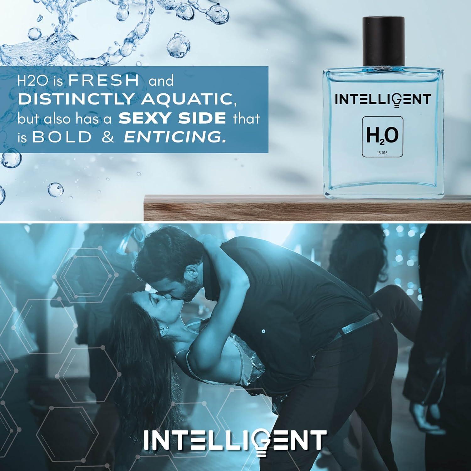 Intelligent H2O | Aquatic Bold and Refreshing | Eau de Parfum for Men ...