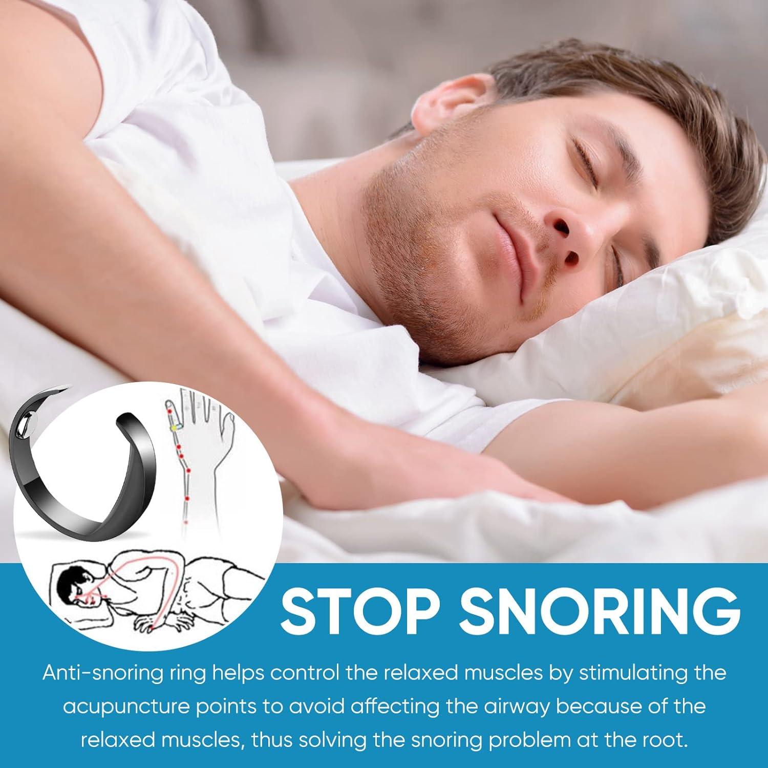 Anti Snore Ring - Effective Snoring Solution with Magnetic Natural ...