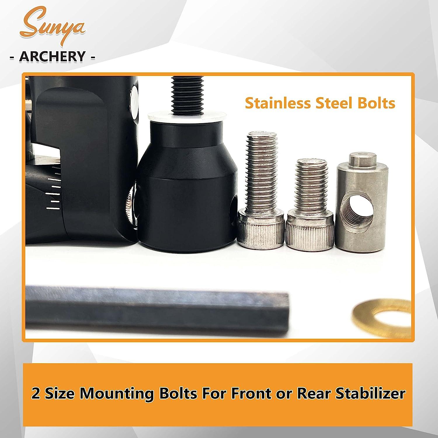 SUNYA Archery Bow Stabilizer | Carbon Fiber Body | Flexible Core ...