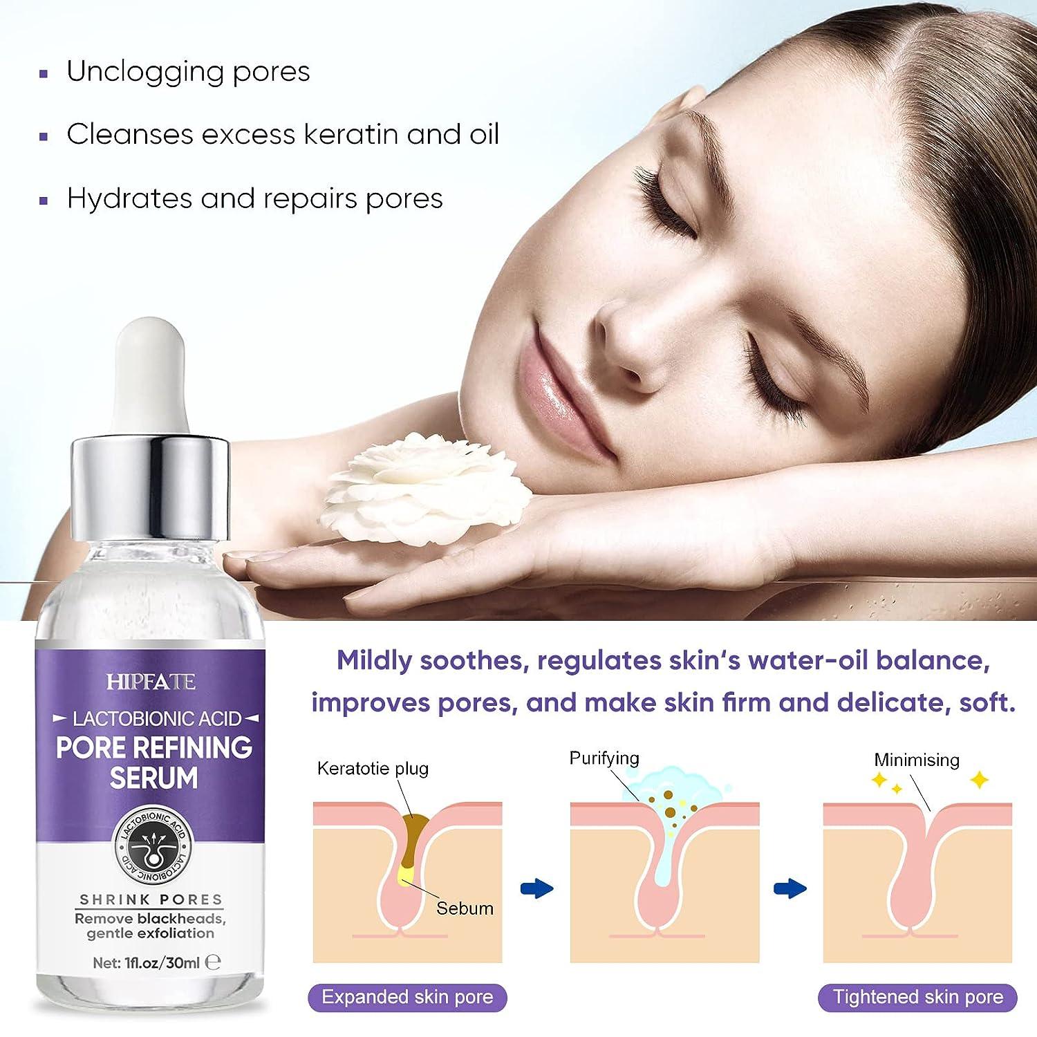 Pore Minimizer Serum - Vegan Exfoliating Solution for Pore Care | 30ml ...