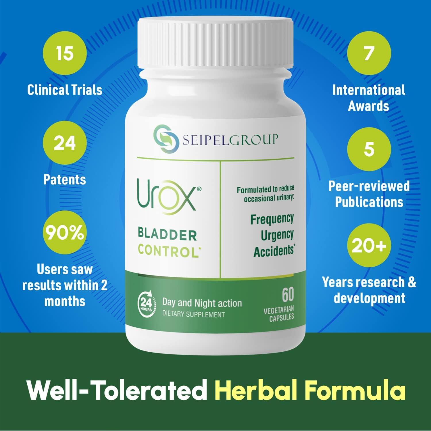 UROX Bladder Control Supplement for Men & Women - Reduce Urinary ...