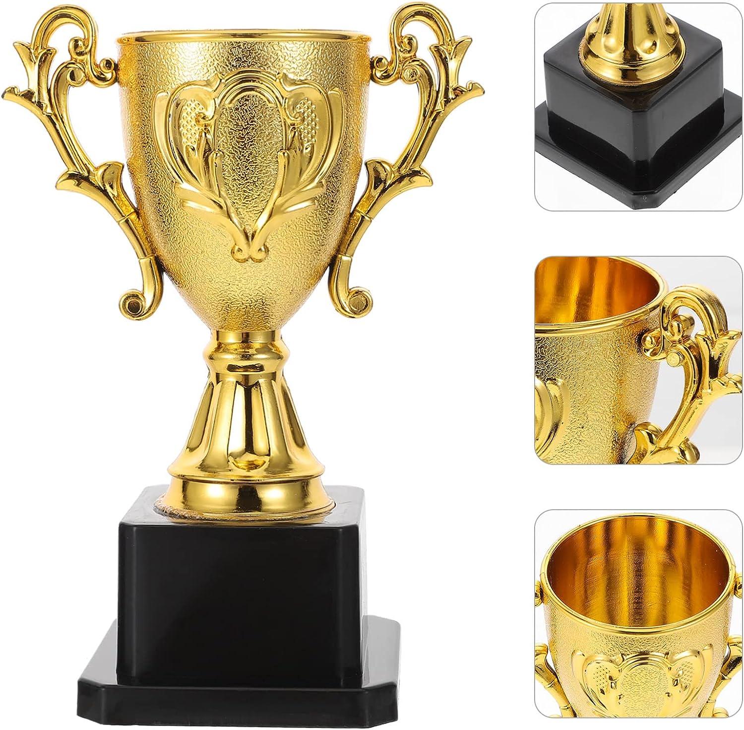 NOLITOY Gold Trophies for Kids- Plastic Soccer Trophy Cup for Sports ...