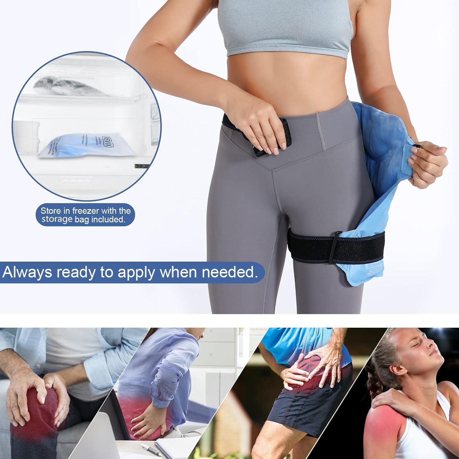REVIX Hip Ice Pack Wrap - Reusable Cold Compress for Hip Bursitis ...