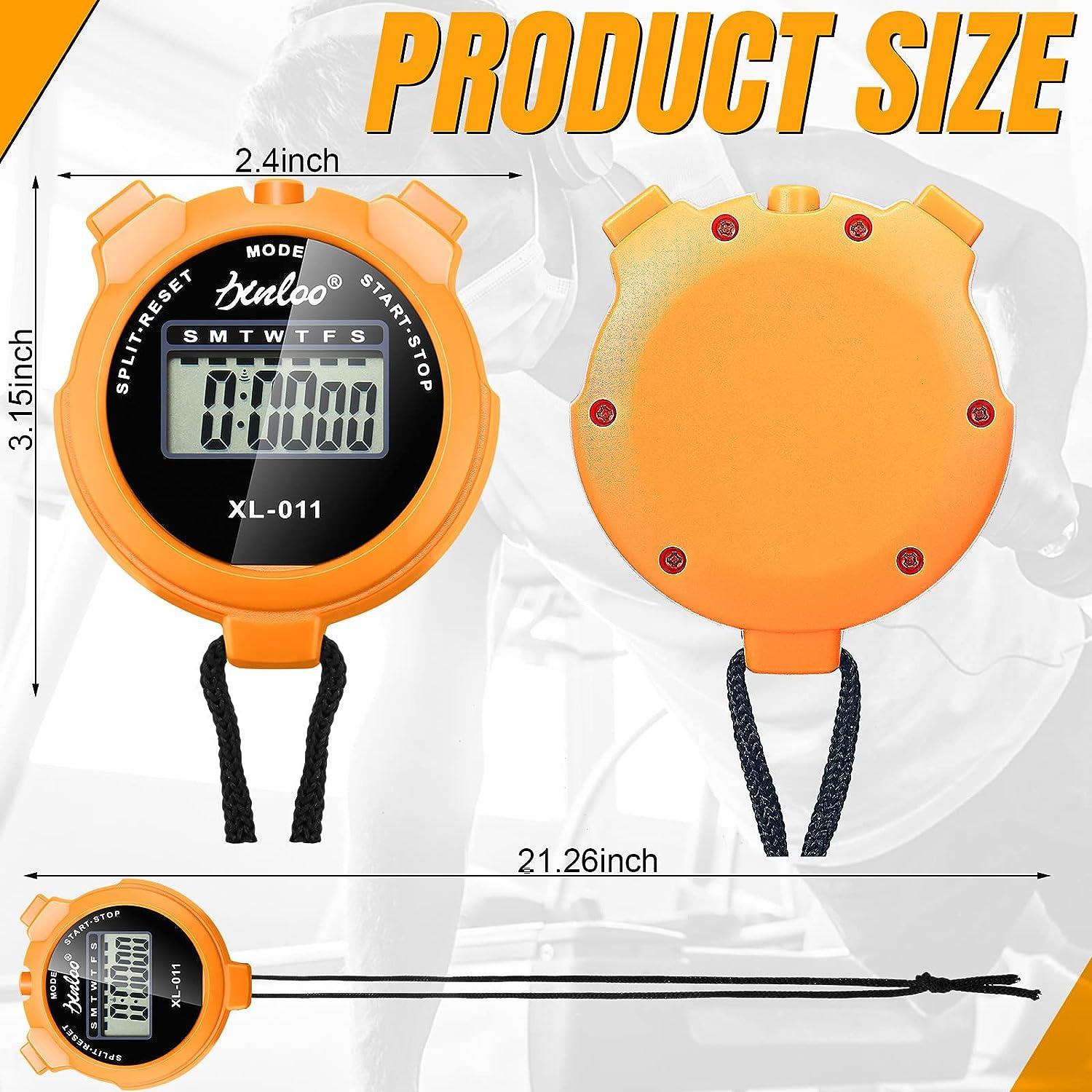 12 Pcs Digital Stopwatch Timer for Sports Multi Function Stopwatch with ...