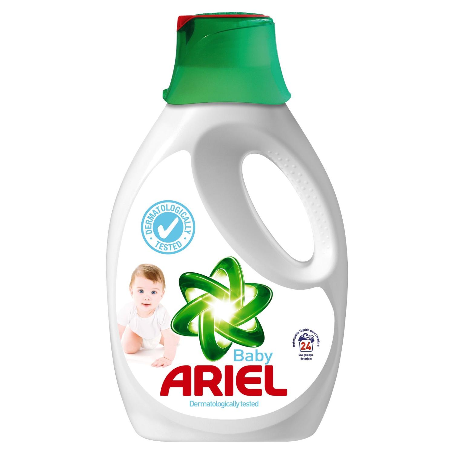 Buy Ariel Baby Liquid Laundry Detergent 1.1L - Hypoallergenic Safe for ...