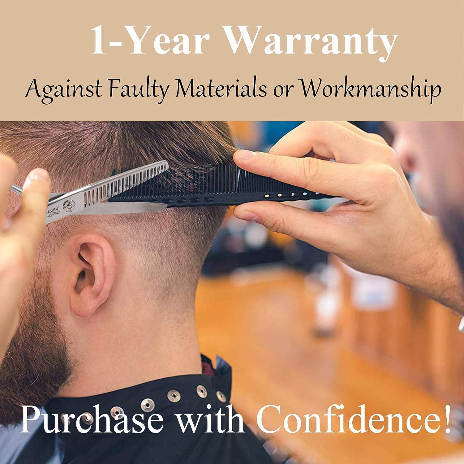 JASON 6 Texturizing Hair Scissors - 23 Teeth Professional Blending Shears for Barber ...