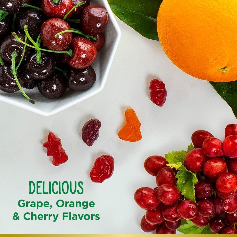 Nature's Bounty Disney Princess Kids Gummy Multivitamin Natural Grape ...