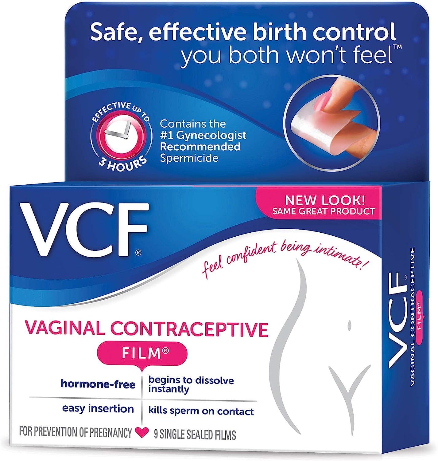 VCF Vaginal Contraceptive Film - 9 Single Sealed Films