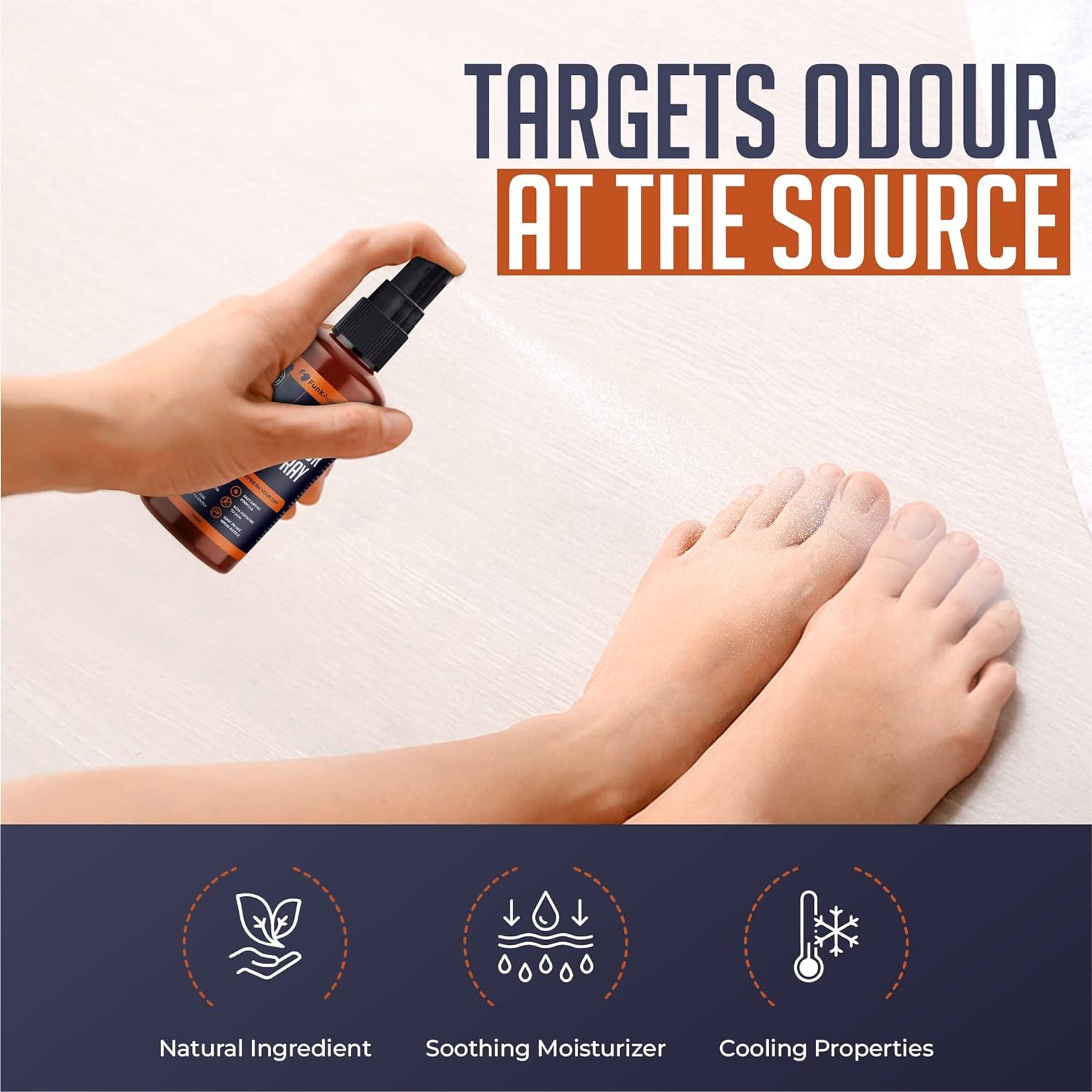 Foot Odour Spray | Effective odor control | All-natural ingredients ...