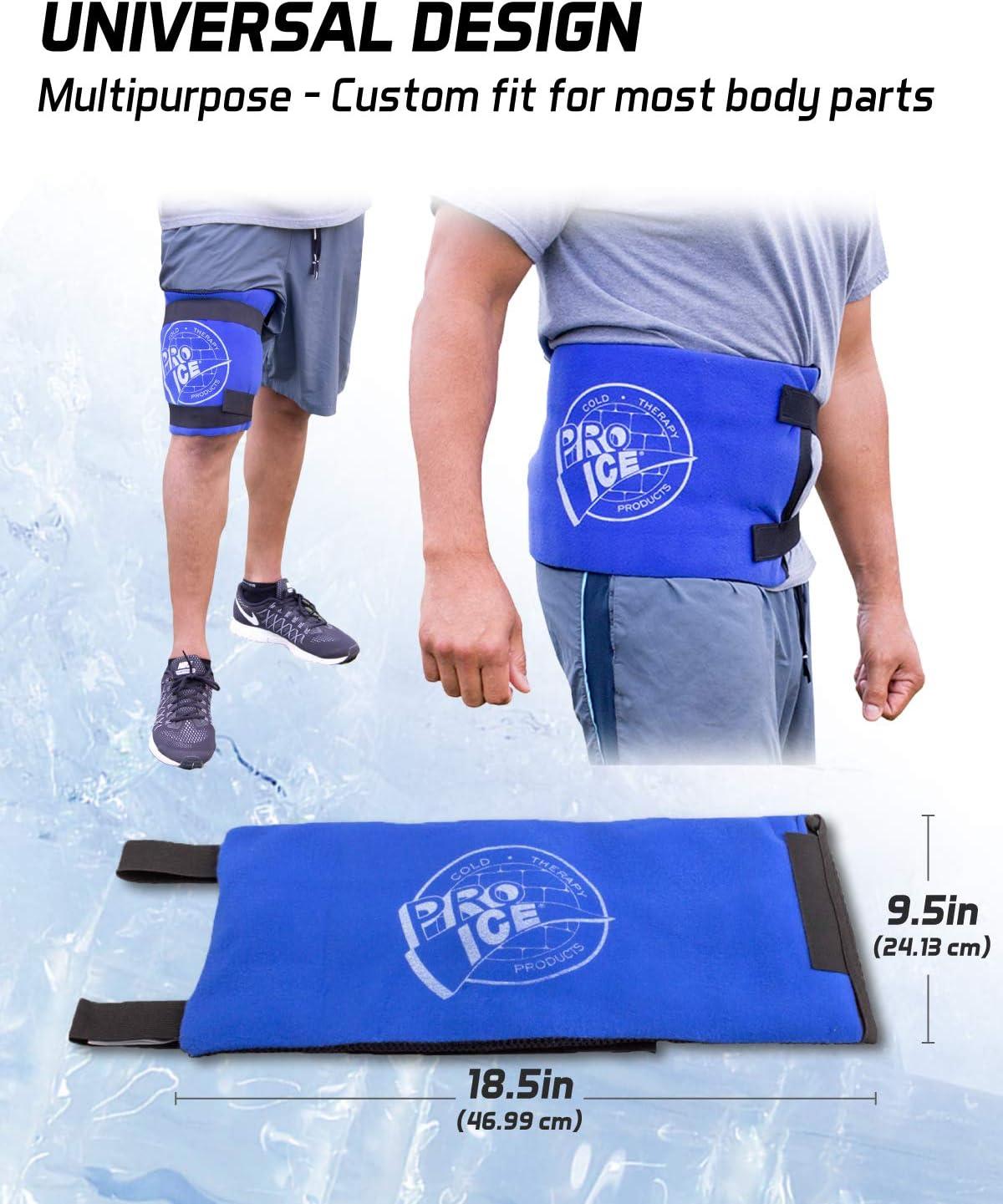 Pro Ice Wearable Multi-Purpose Ice Therapy Wrap for Knee, Hip, or Back ...