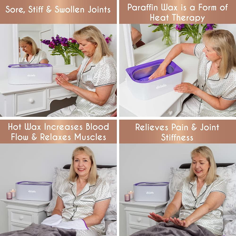 Paraffin Wax Machine for Hand and Feet Kit | Warmer with Refills, Mitts ...