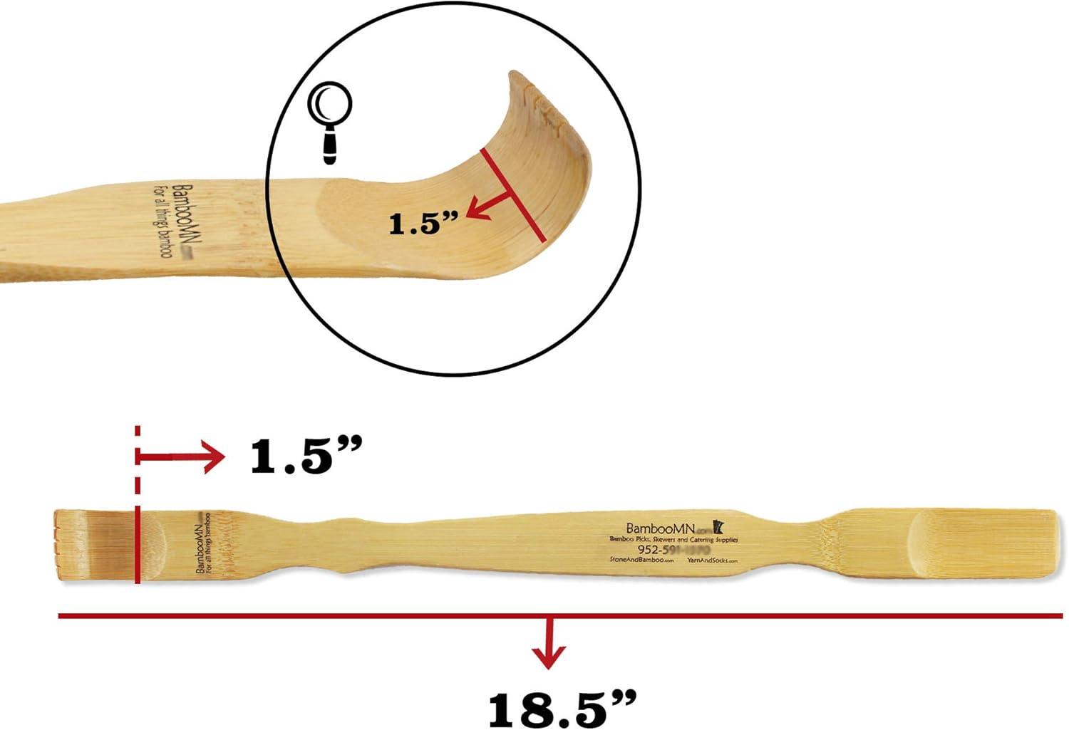 Buy Premium Bamboo Shoe Horn & Back Scratcher Set - 7.6-44.5 cm ...