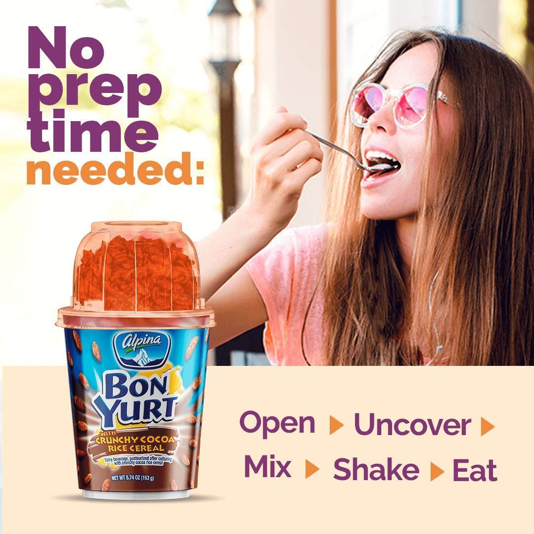 BON YURT ALPINA Frosted Flakes - 12 Pack 5.7 oz each - Kids Yogurt with ...