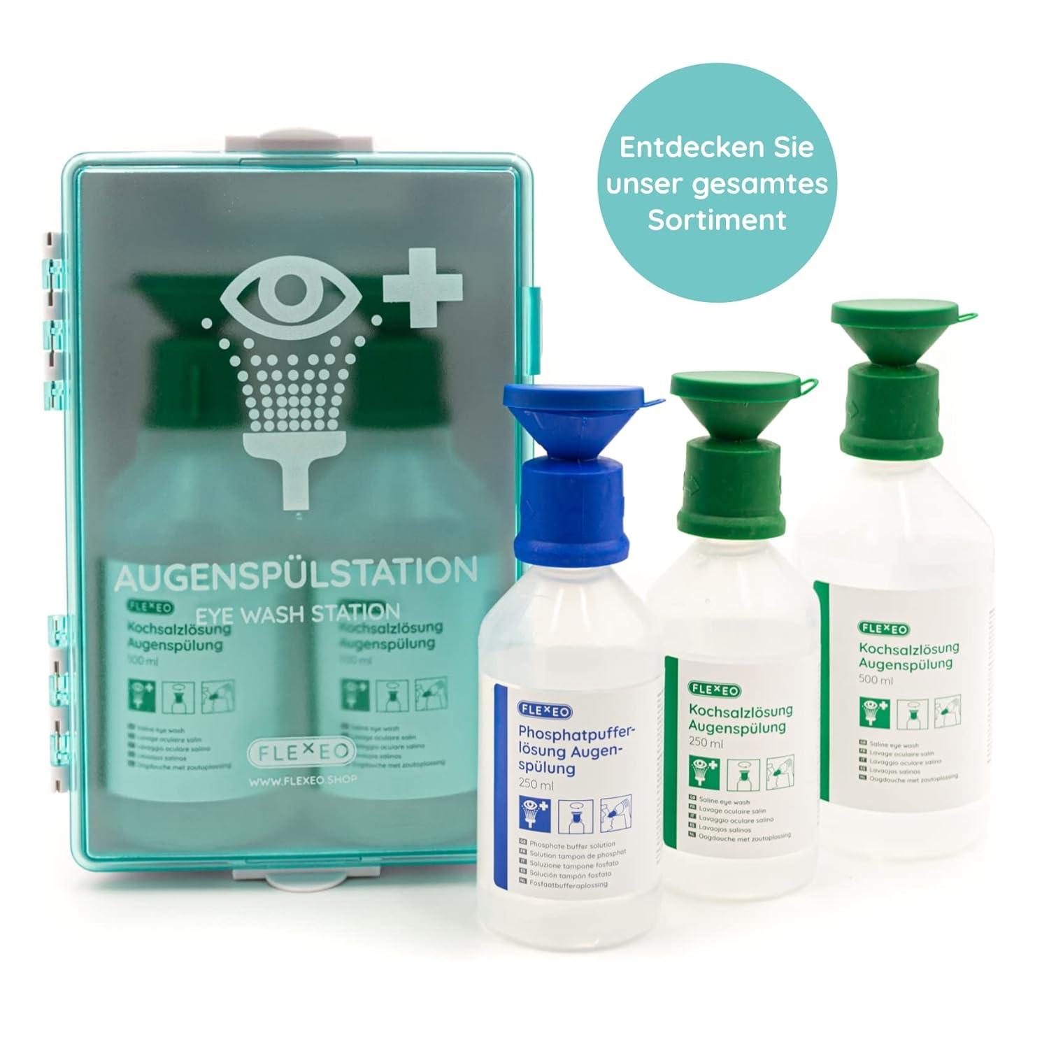 Buy 250ml Eye Rinsing Saline Solution - Sterile NACL 0.9% Eye Wash Flap ...