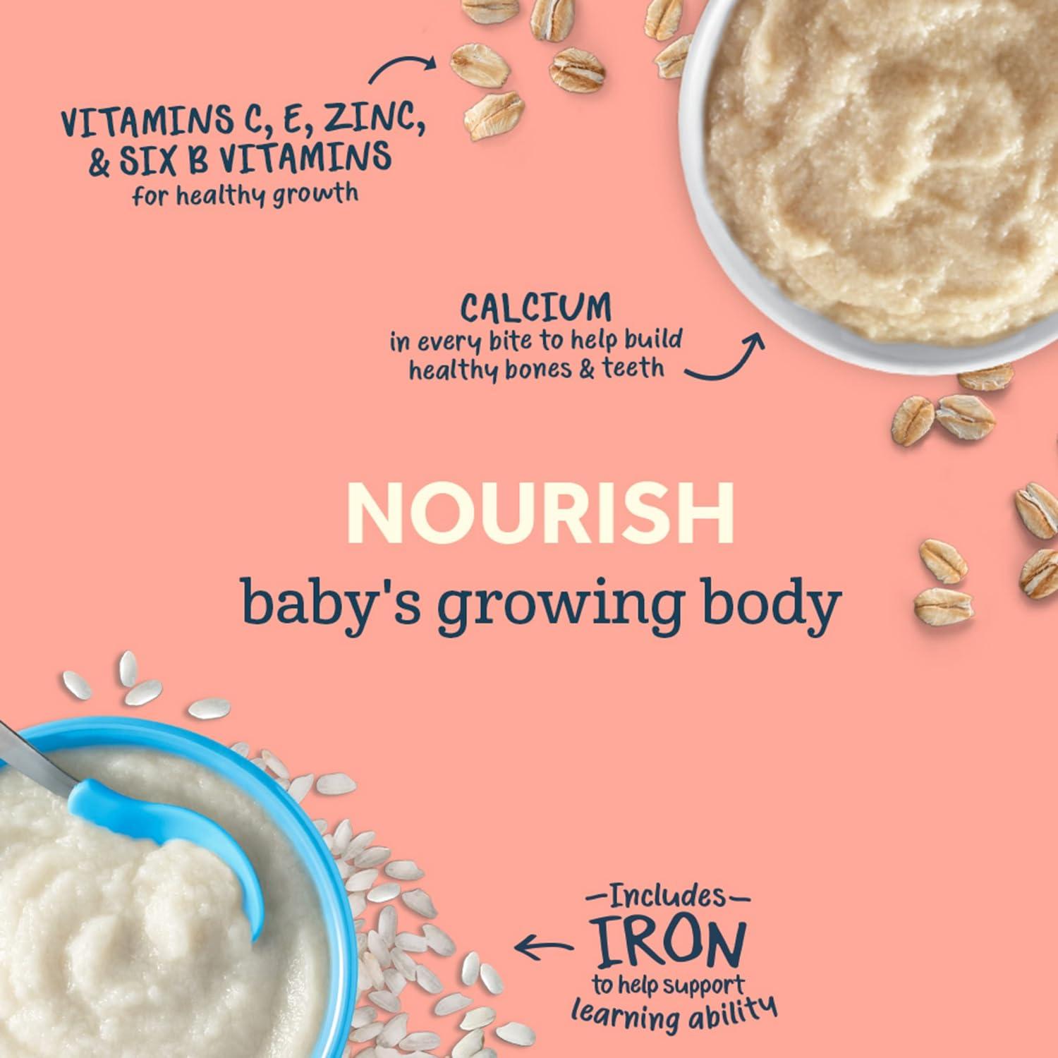 Gerber 2nd Foods Multigrain Baby Cereal 16-Ounce Canister, Pack of 2 ...