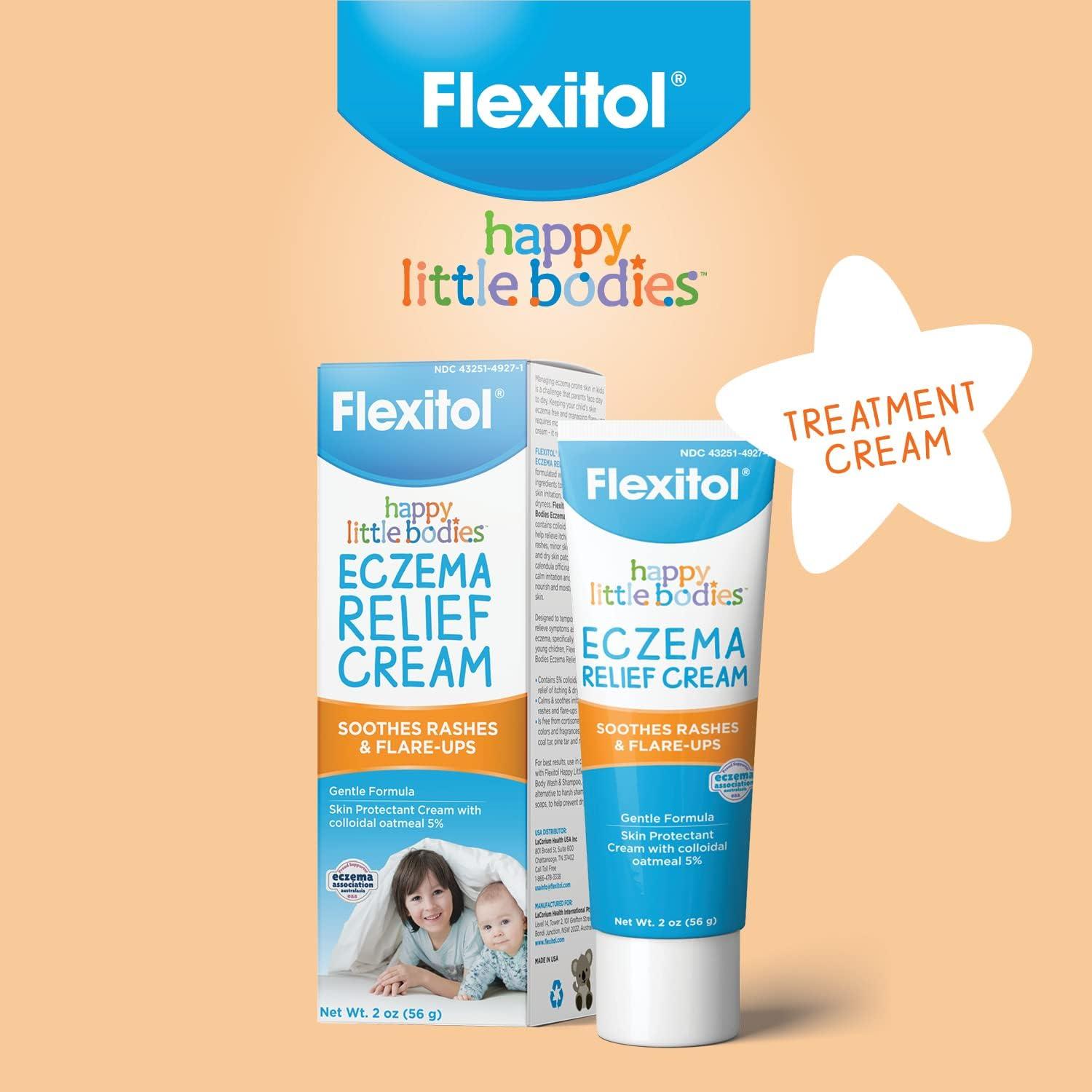 Flexitol Happy Little Bodies Eczema Relief Cream 2oz - Soothes and ...