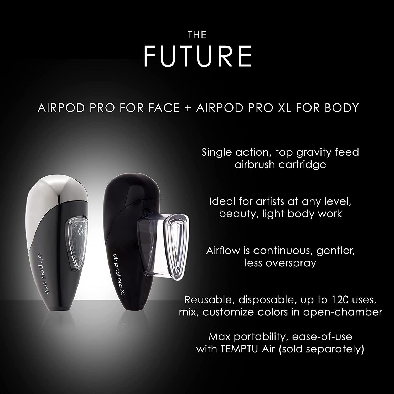 TEMPTU Airpod Pro Refillable Makeup Cartridge - Custom Color Blending ...