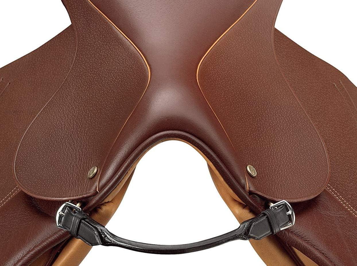 Fusions Rolled Leather Bucking Strap (safety saddle strap) Brown | Buy ...