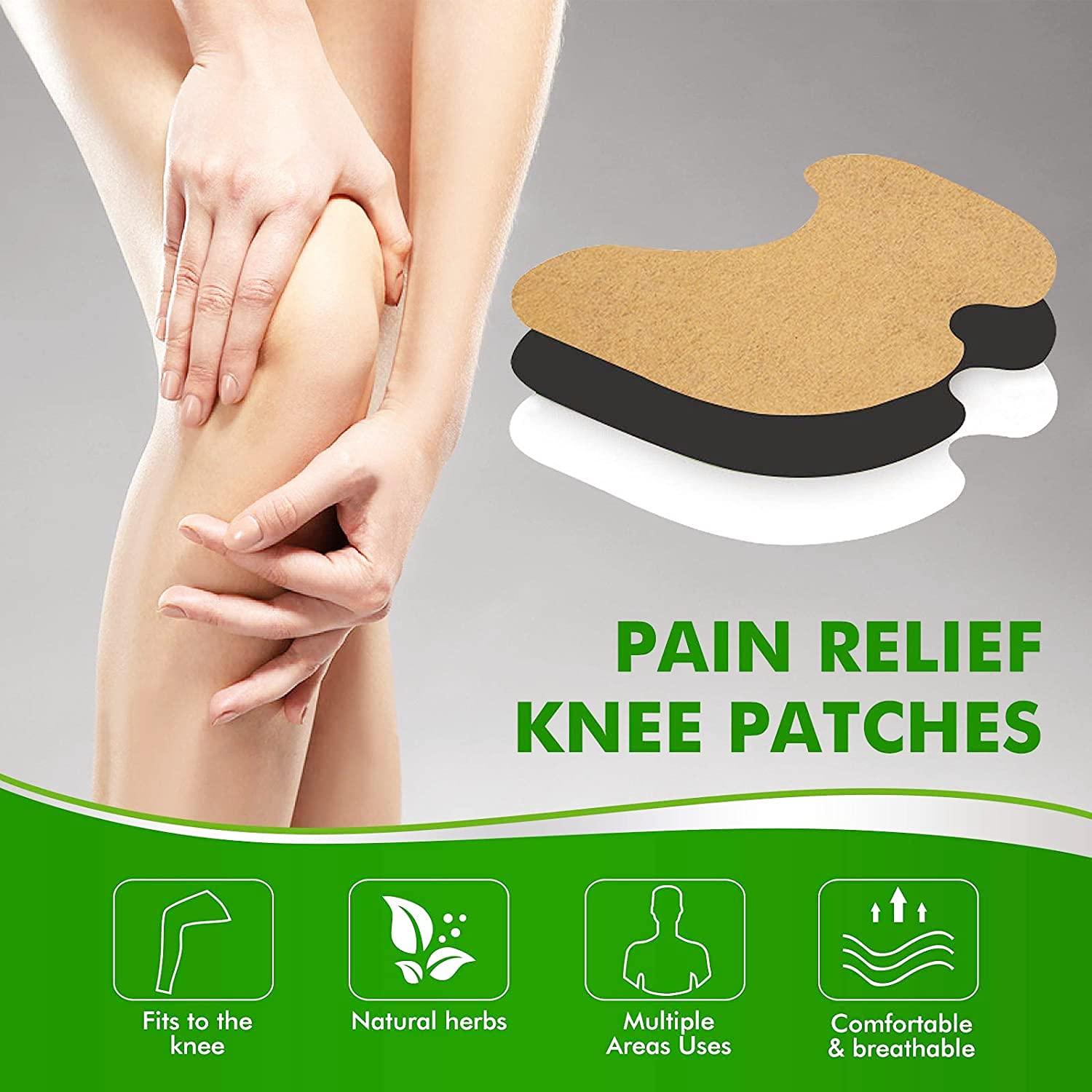 BMYXSYS 24PCS Wormwood Extract Knee Pain Relief Patches - 24-Hour Joint ...
