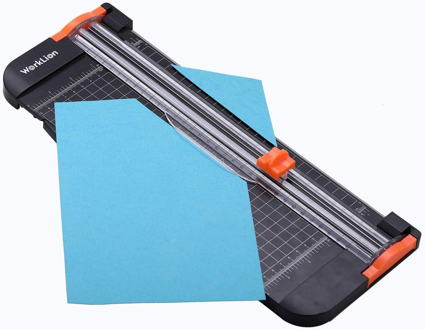 WORKLION Paper Trimmer Replacement Blades with Automatic Security ...