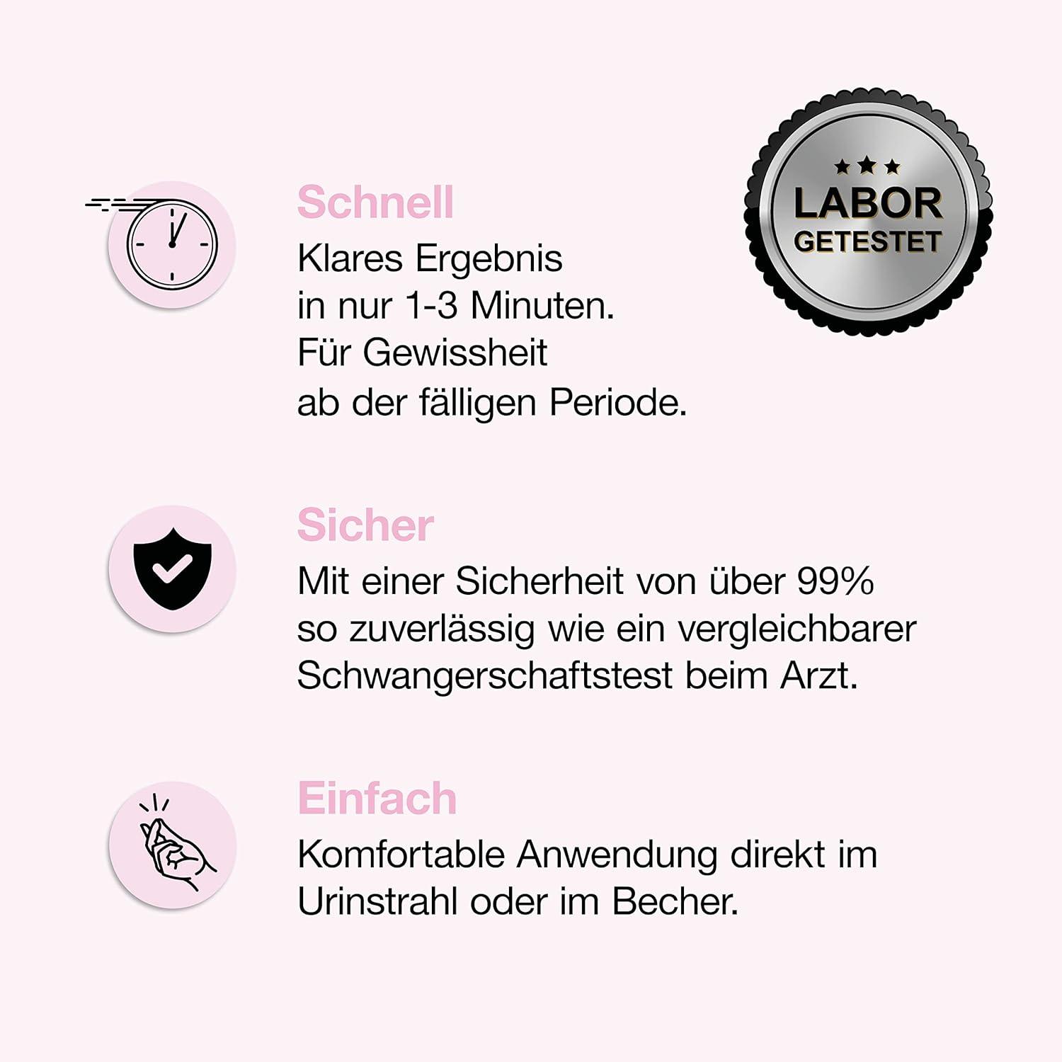 Presense Rapid Pregnancy Test (2-Pack) - Fast Safe & Reliable Urine ...