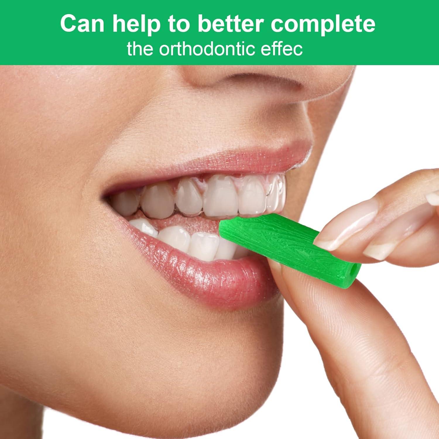30pcs Green Aligner Chewies - Aligner Tray Seaters Chewing Gum for ...