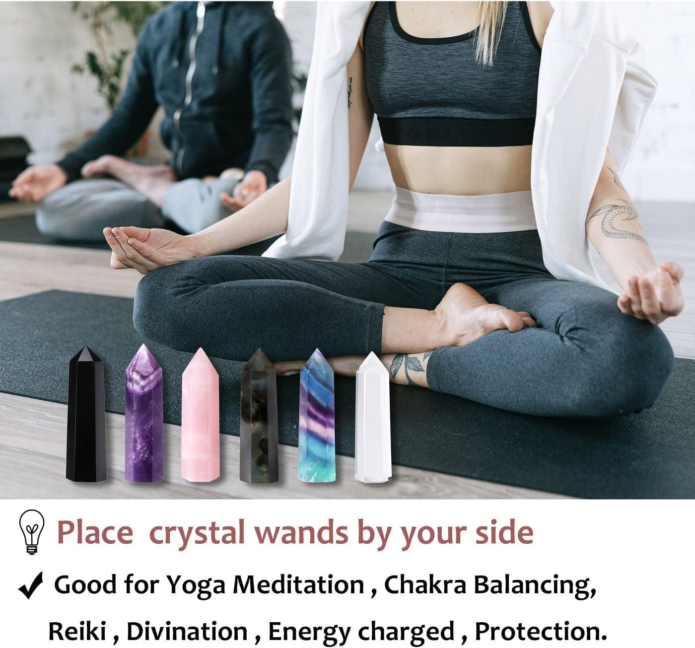 Lapis Lazuli Crystal Healing Wand - Hexagonal Point for Reiki ...