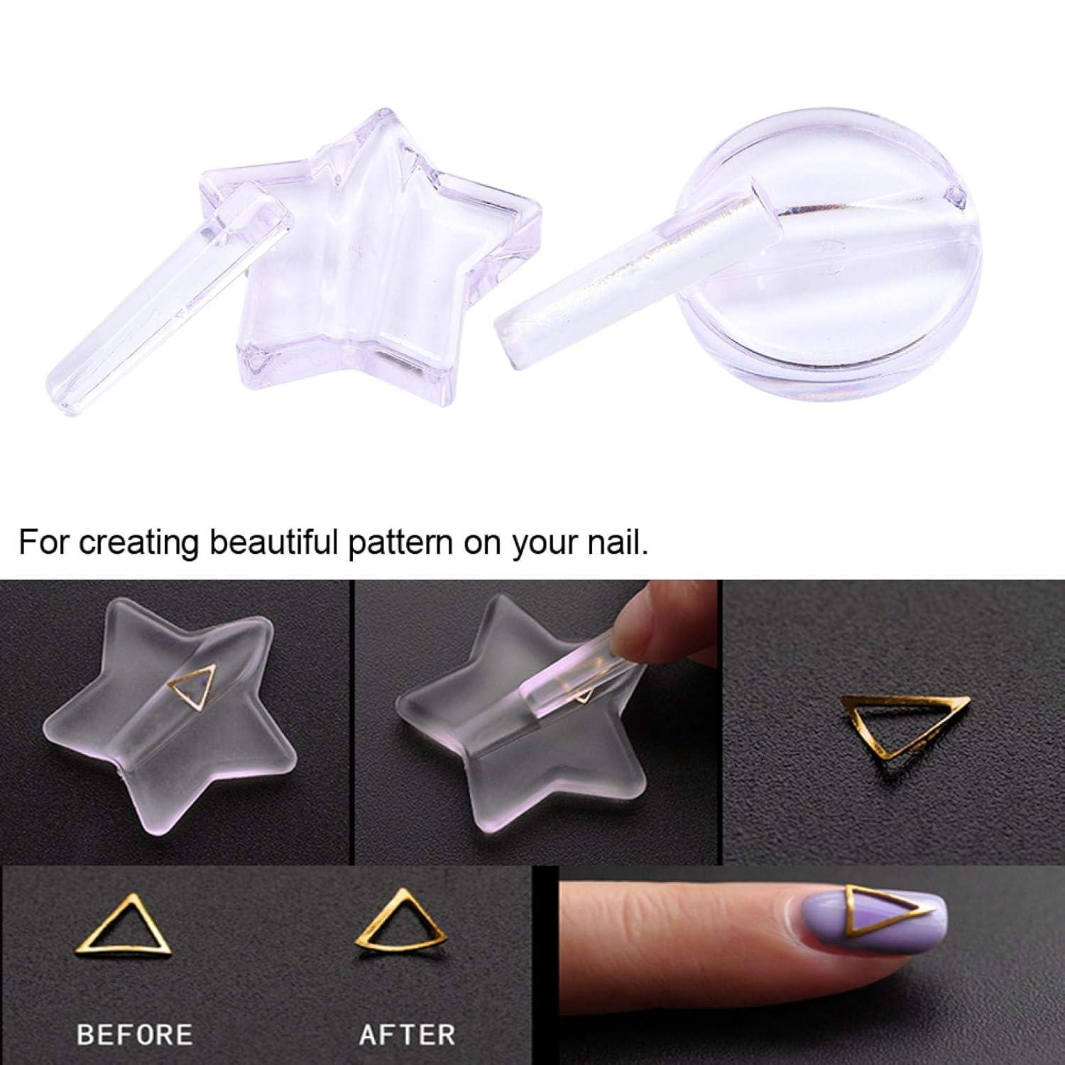 Professional Nail Forms - 2 Pieces Embossed Nail Forms for Perfect Home ...