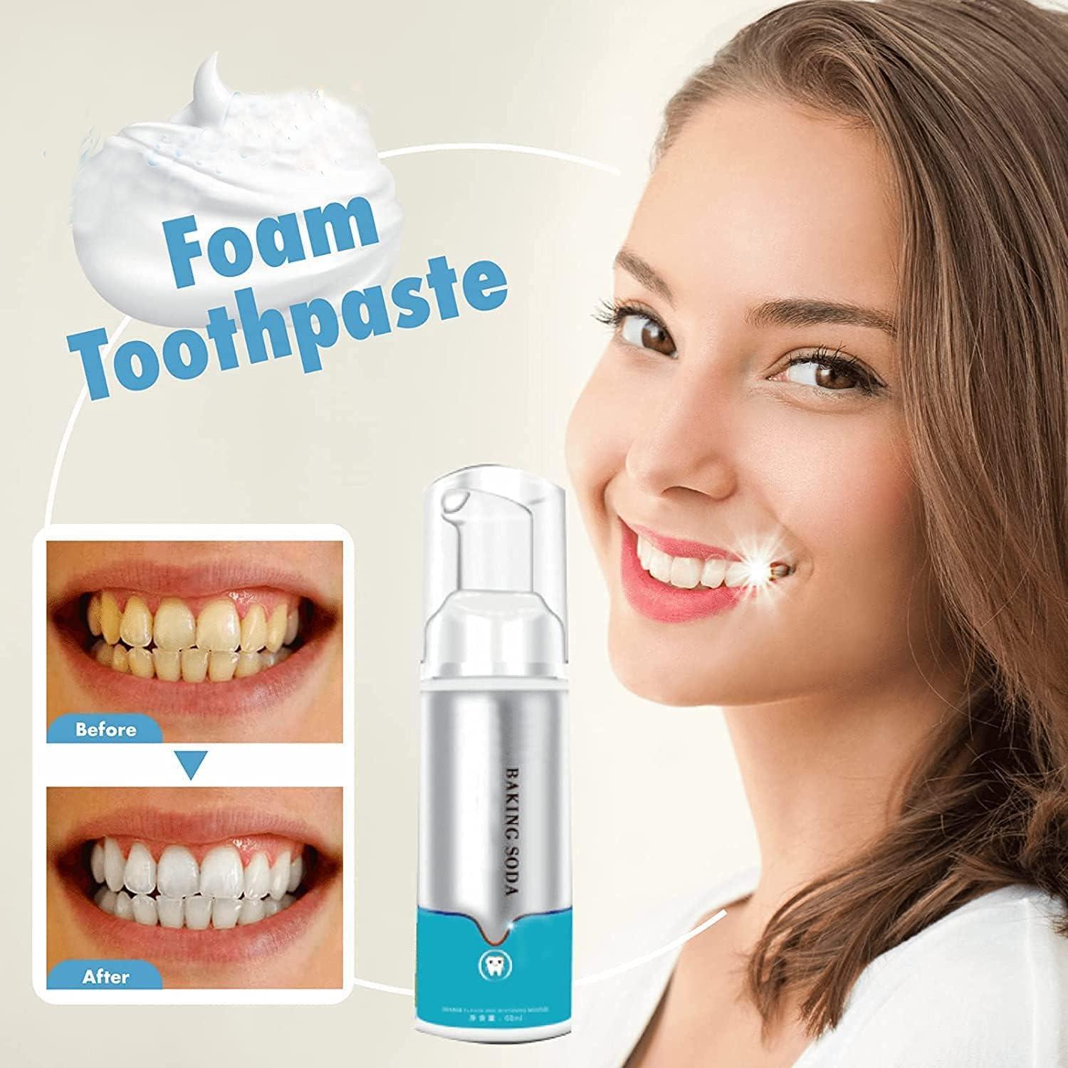 Fluoride-Free Whitening Toothpaste Foam - 3PCS Mousse Cleansing & Stain ...