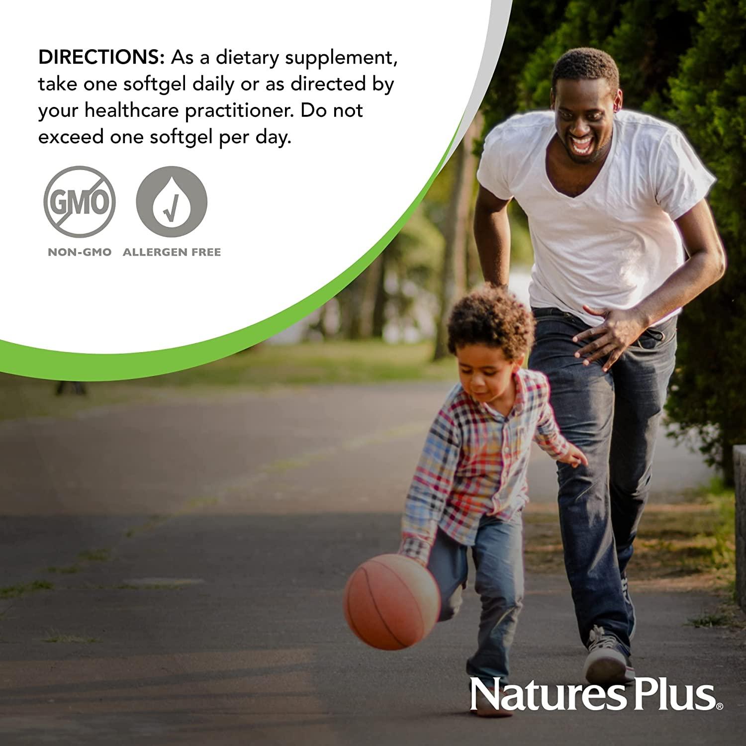 Nature's Plus Max Potency Vitamin D3 10,000 IU - 60 Softgels for ...